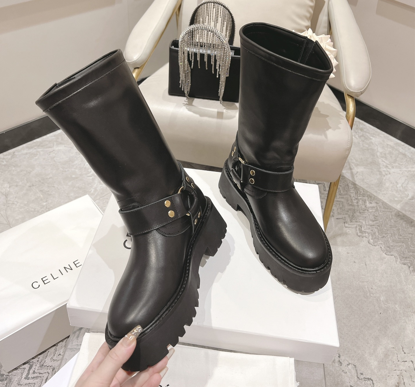 Celine Boots For Women #1115038, $140.00 USD, [ITEM#1115038], Celine Boots